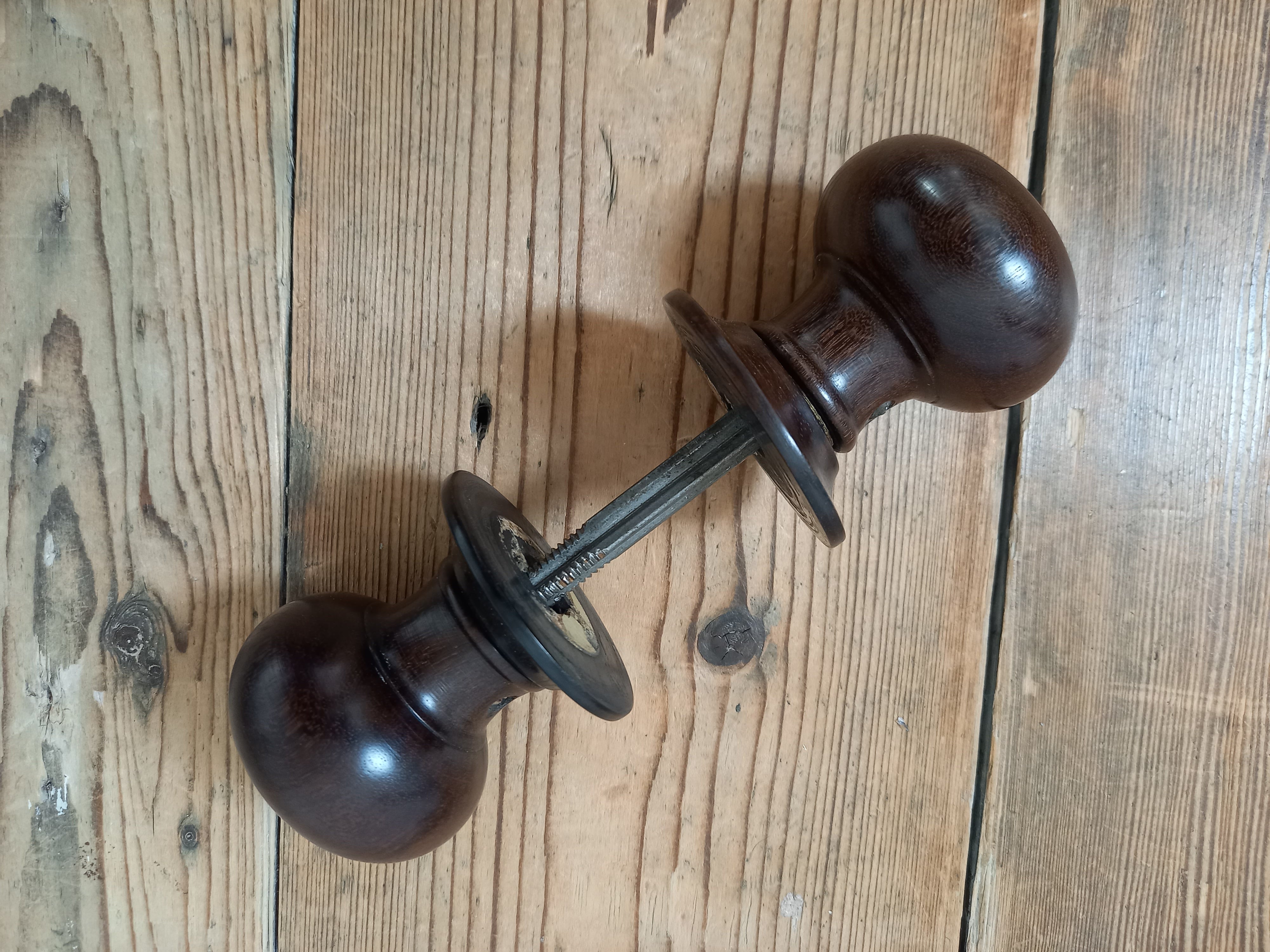 Original Ebony Bun Handles | Glasgow Architectural Salvage
