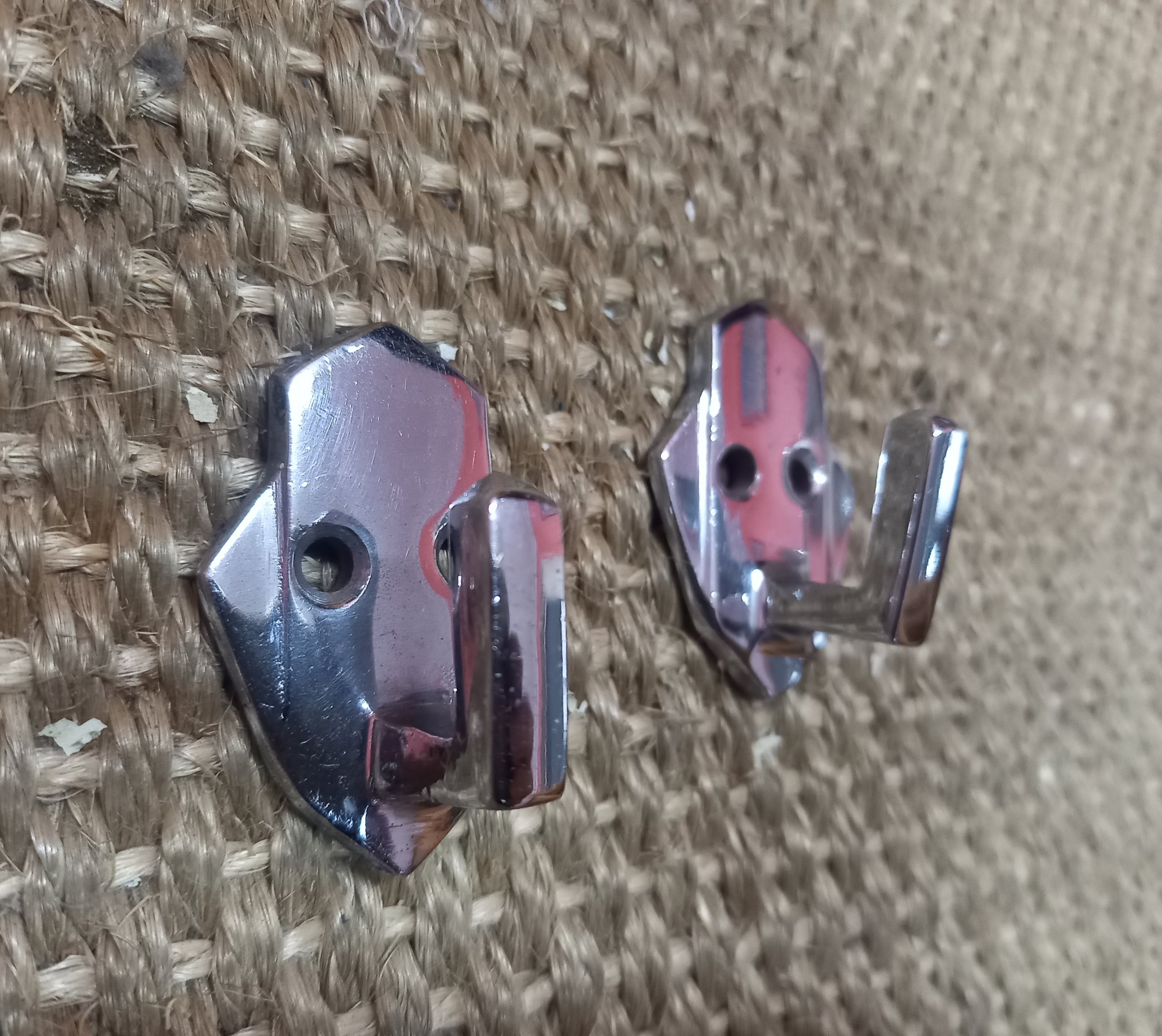 Art Deco Style Chrome Hooks | Glasgow Architectural Salvage